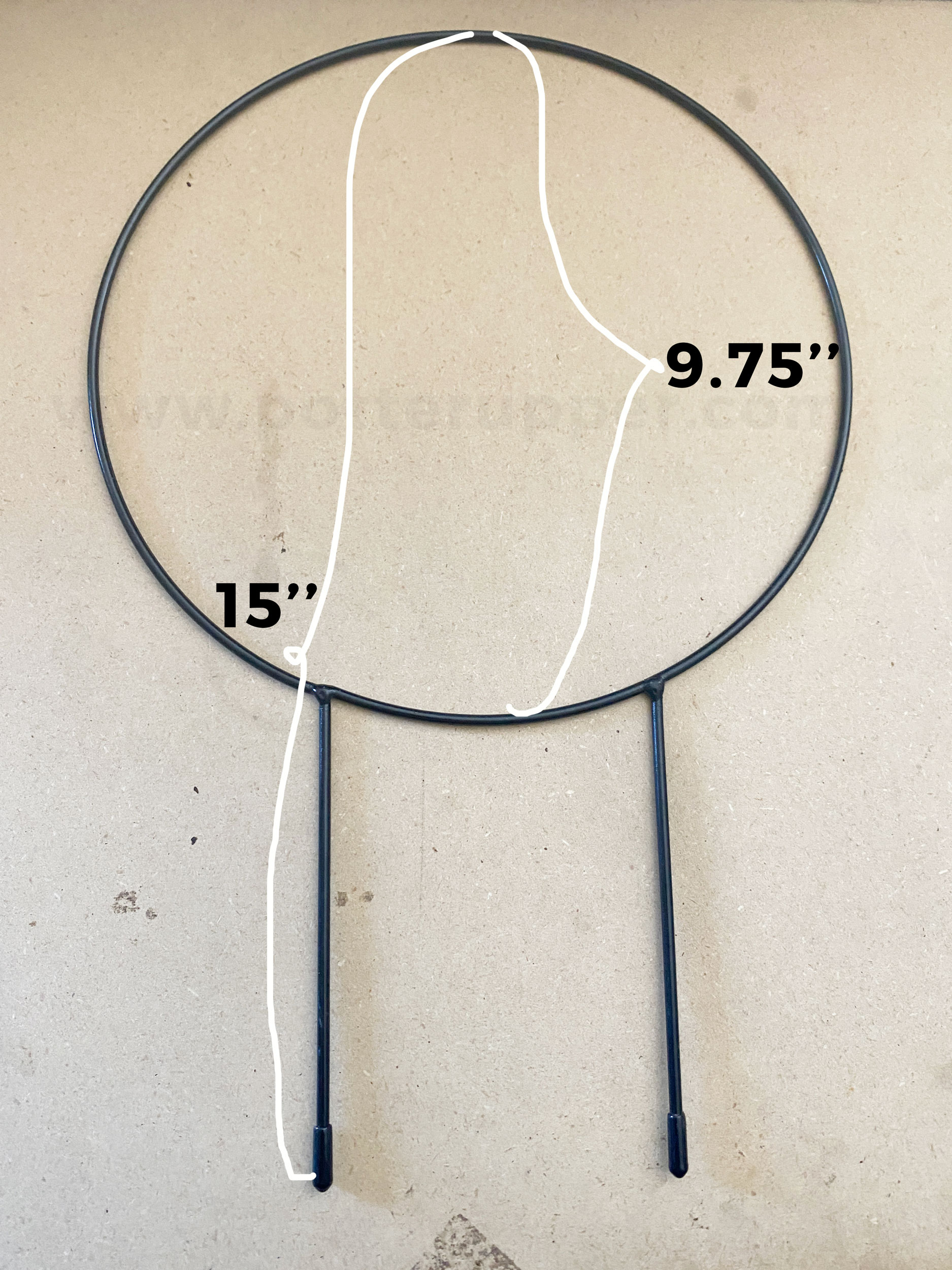 Round Metal Hoya Trellis, Black – Potter Upper